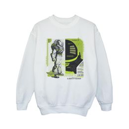 Disney - "Lightyear Buzz Tech Panel" Sweatshirt f&uuml;r M&auml;dchen (Wei&szlig;)