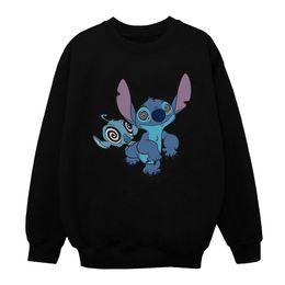 Disney - "Lilo And Stitch Hypnotized" Sweatshirt f&uuml;r M&auml;dchen (Schwarz)