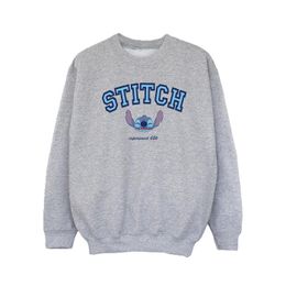 Disney - "Lilo And Stitch Collegial" Sweatshirt f&uuml;r M&auml;dchen (Grau)