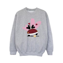 Disney - "Mickey Mouse Car Print" Sweatshirt f&uuml;r M&auml;dchen (Grau)