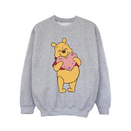 Disney - "Winnie The Pooh Heart Eyes" Sweatshirt f&uuml;r M&auml;dchen (Grau)