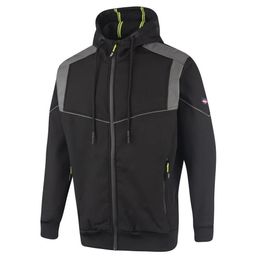 Lee Cooper - Kapuzenjacke Reflektierend f&uuml;r Herren (Schwarz)