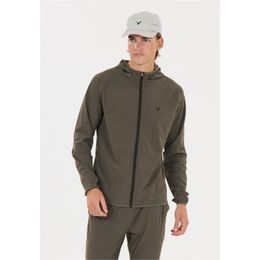 Trainingsjacke Virtus "Alonso V2", Herren, Gr. S, bunt, 79% Polyamid, 21% Elasthan, unifarben, normal, hoch geschlossener Ausschnitt, Jacken Trainingsjacke, mit feuchtigkeitsregulierender Funktion