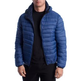 U.S. Polo Assn. Herren Wendbare Gepolsterte Jacke mit Kapuze 66496