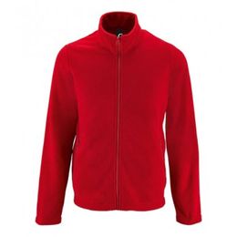 SOLS Herren Norman Fleece Jacke (Rot)
