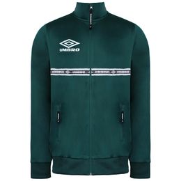 Umbro Mens Green Taped Track Jacke