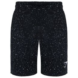 Gymshark Micro Print Herren Schwarze Shorts
