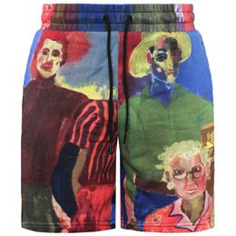 Puma x Kidsuper Studios Stretch Taille mehrfarbige gedruckte M&auml;nner Shorts 531144 02