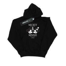 Disney - "Mickey And Minnie Mouse Mousecrush Mondays" Kapuzenpullover f&uuml;r M&auml;dchen (Schwarz)