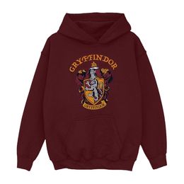 Harry Potter - "Gryffindor" Kapuzenpullover f&uuml;r M&auml;dchen (Burgunderrot)