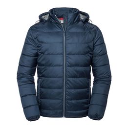 Russel Athletic Russell - "Nano" Steppjacke mit Kapuze f&uuml;r Herren (Dunkelblau)