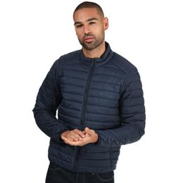Ben Sherman Leichtgewichtige gepolsterte Trichterhalsjacke f&uuml;r Herren in Navy