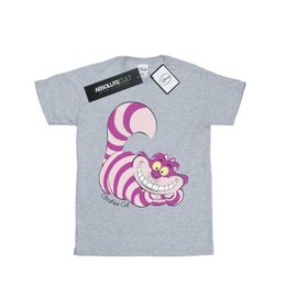 Disney - "Alice In Wonderland Cheshire Cat" T-Shirt f&uuml;r M&auml;dchen (Grau)