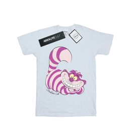 Disney - "Alice In Wonderland Cheshire Cat" T-Shirt f&uuml;r M&auml;dchen (Wei&szlig;)
