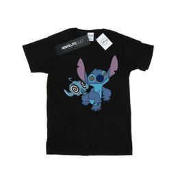 Disney - "Lilo And Stitch Hypnotized" T-Shirt f&uuml;r M&auml;dchen (Schwarz)
