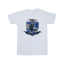 Harry Potter - "Ravenclaw" T-Shirt f&uuml;r M&auml;dchen (Wei&szlig;)