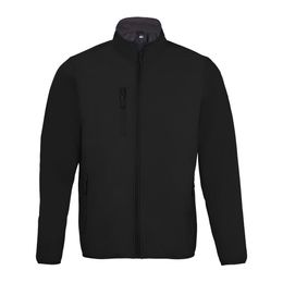 SOLS Herren Radian Soft Shell Jacke (Schwarz)