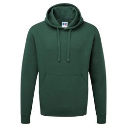 Russel Athletic Russell Mens Authentic Hooded Sweatshirt / Hoodie (Flaschengr&uuml;n)