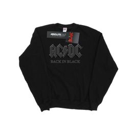 ACDC AC/DC - "Back In Black" Sweatshirt f&uuml;r Herren (Schwarz)