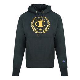 Champion Rom Logo Schwarzer Hoodie
