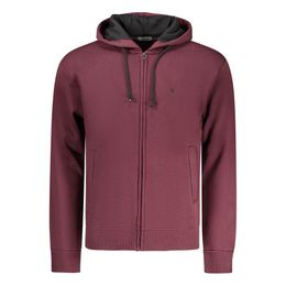 Coveri Moving Roter Baumwoll-Hoodie f&uuml;r Herren
