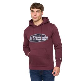 CrossHatch - "Hellmere" Kapuzenpullover f&uuml;r Herren (Rum Rosinen)