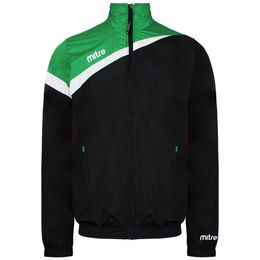 Mitre Gehrungspolarize Herren schwarz/gr&uuml;ner Regenjacke