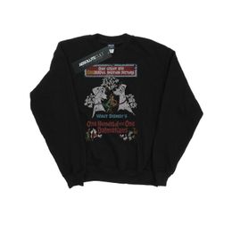 Disney - "101 Dalmatians Retro Poster" Sweatshirt f&uuml;r Herren (Schwarz)