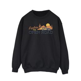 Disney - "Cars Explore The Open Road" Sweatshirt f&uuml;r Herren (Schwarz)