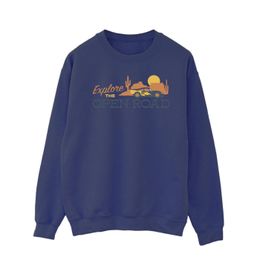 Disney - "Cars Explore The Open Road" Sweatshirt f&uuml;r Herren (Marineblau)