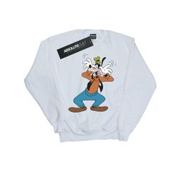 Disney - "Crazy" Sweatshirt f&uuml;r Herren (Wei&szlig;)