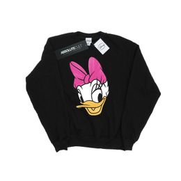 Disney - "Daisy Duck Head Painted" Sweatshirt f&uuml;r Damen (Schwarz)