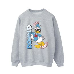 Disney - "Donald Duck Cool" Sweatshirt f&uuml;r Herren (Grau)