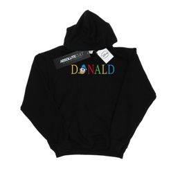 Disney - "Donald Duck Letters" Kapuzenpullover f&uuml;r Herren (Schwarz)