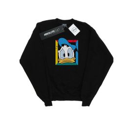 Disney - "Donald Duck Panicked" Sweatshirt f&uuml;r Herren (Schwarz)