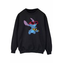 Disney - "Lilo And Stitch Guitar" Sweatshirt f&uuml;r Herren (Schwarz)