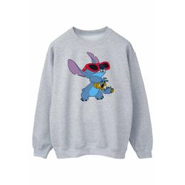 Disney - "Lilo And Stitch Guitar" Sweatshirt f&uuml;r Herren (Grau)