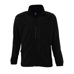 SOLS Herren North Full Zip Outdoor Fleece Jacke (Schwarz)