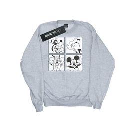 Disney - "Mickey, Donald, Goofy And Pluto Boxed" Sweatshirt f&uuml;r Herren (Grau)