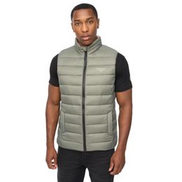 CrossHatch - "Gattering MVE" Weste f&uuml;r Herren, Gesteppt (Salbei)