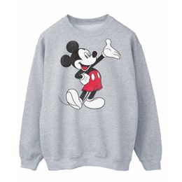 Disney - "Traditional Wave" Sweatshirt f&uuml;r Herren (Grau)