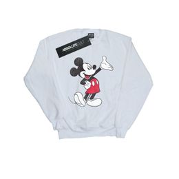 Disney - "Traditional Wave" Sweatshirt f&uuml;r Herren (Wei&szlig;)