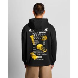 Lyle & Scott Eckmarkt Grafik-Hoodie