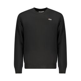 Fila Schwarzes Bio-Baumwoll-Herren-Sweatshirt