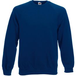 Fruit of the Loom Herren Raglan-&Auml;rmel Belcoro&reg; Sweatshirt (Marine)