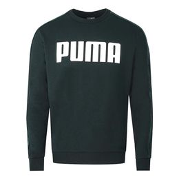Puma Velvet Taped Logo Schwarz Sweatshirt