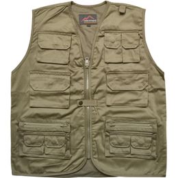 normani OUTDOOR SPORTS Herren Outdoor-Weste Acacia