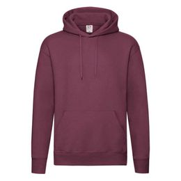 Fruit of the Loom - "Premium" Kapuzenpullover f&uuml;r Herren (Burgunderrot)