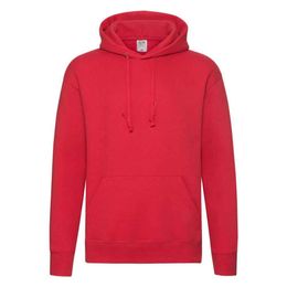 Fruit of the Loom - "Premium" Kapuzenpullover f&uuml;r Herren (Rot)