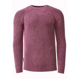Rusty Neal Verwaschener Strick Pullover im Vintage Look